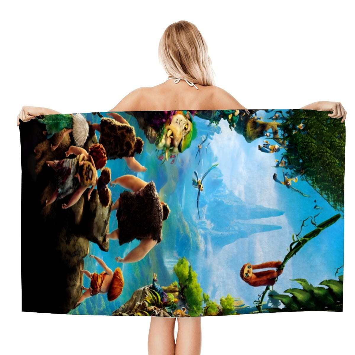 The Croods Beach Quick Drying Towel, eye-catching design, quick-drying ...