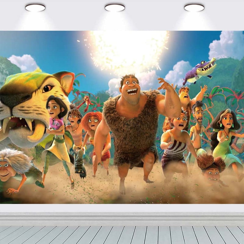 The Croods Birthday Party Supplies Banner Backdrop Background Taspestry ...