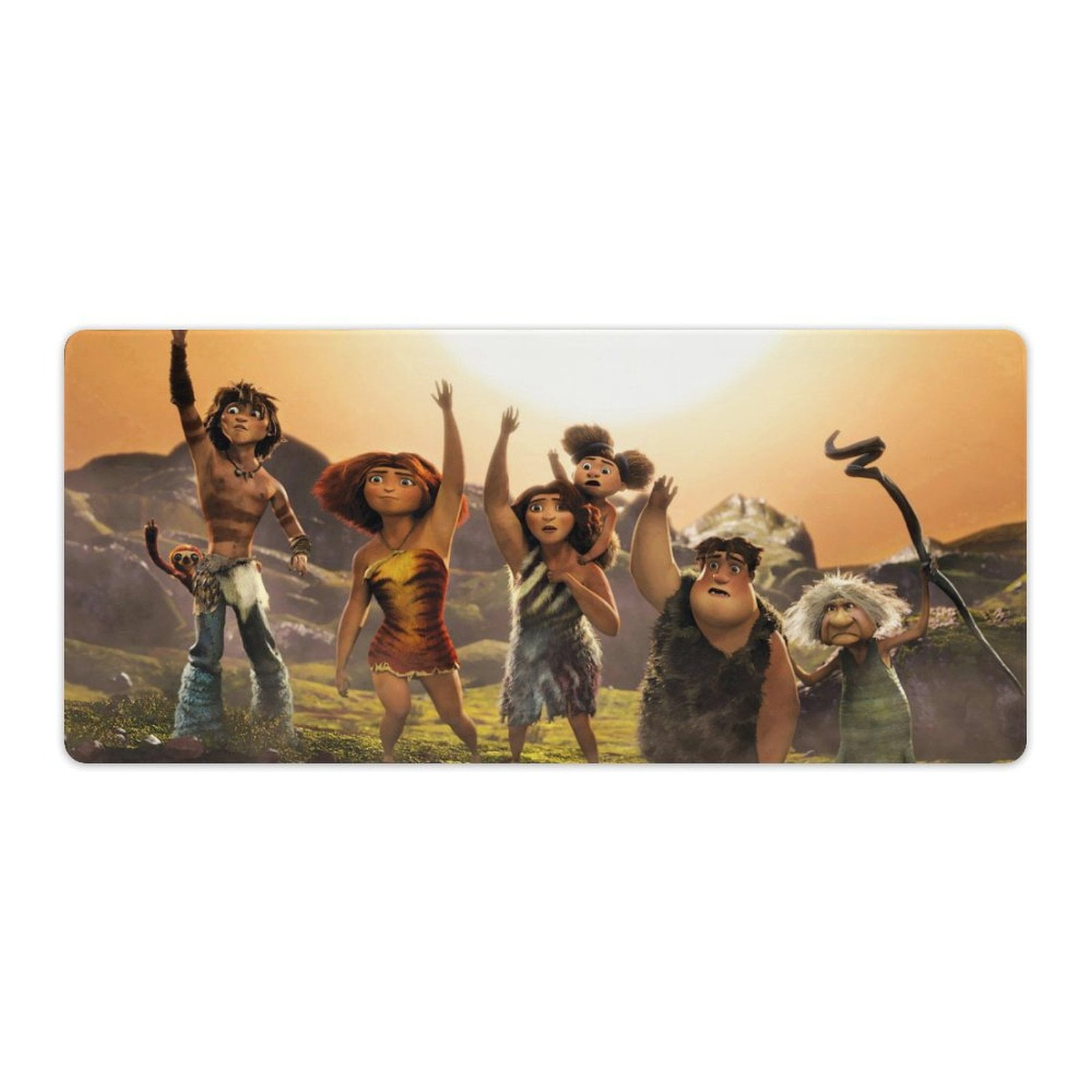 The Croods Characters Mouse Pad No-sliped Large Mousepad Extended ...
