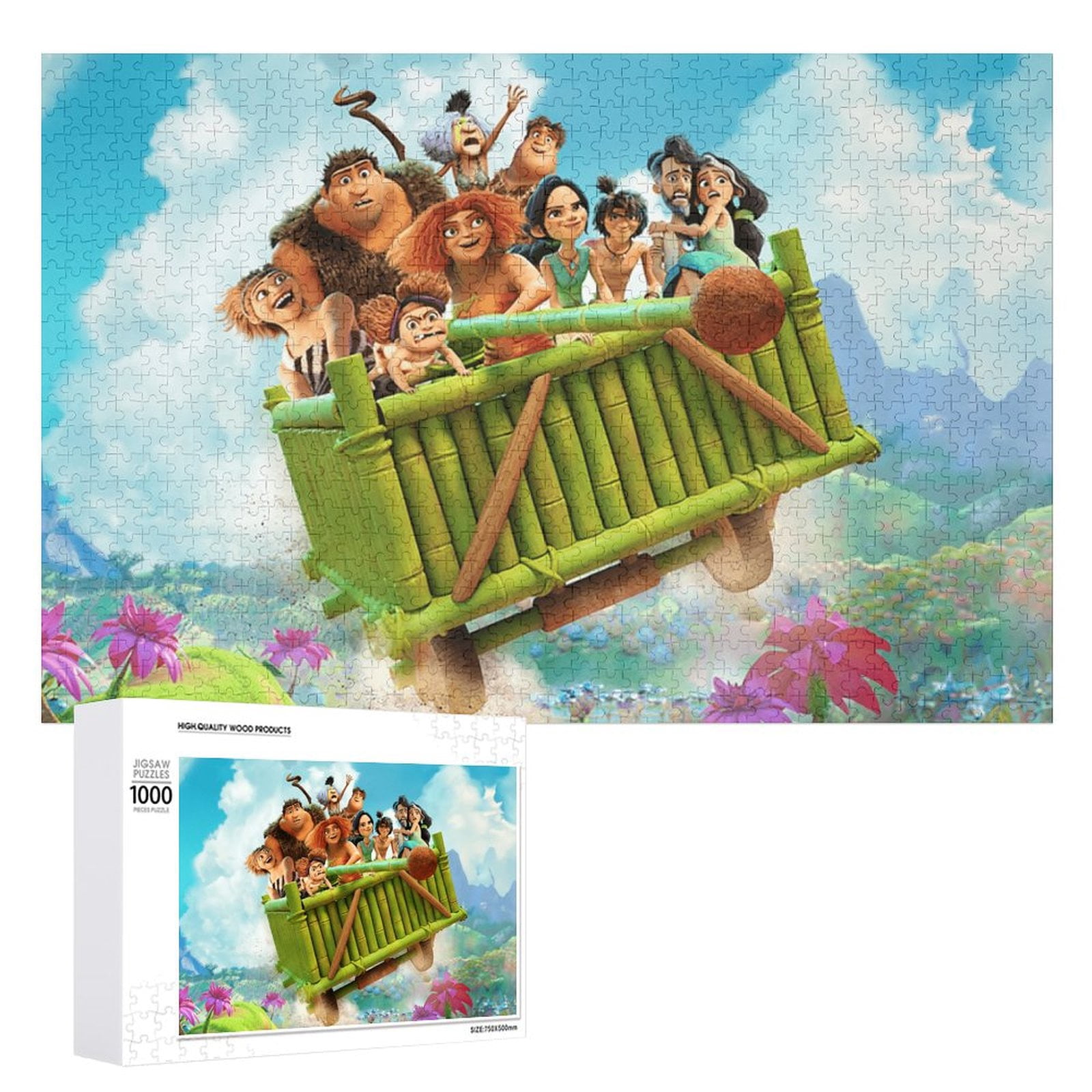 The Croods Jigsaw Puzzle 1000 PCS Puzzles Art for Adults Kids Families ...