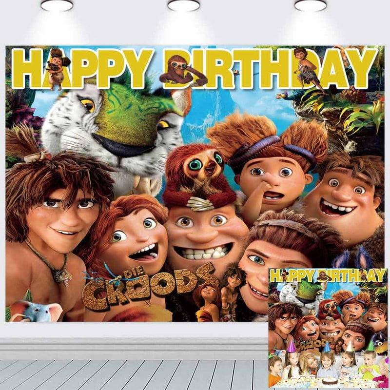 The Croods Party Supplies Background Backdrop Taspestry Banner Post ...