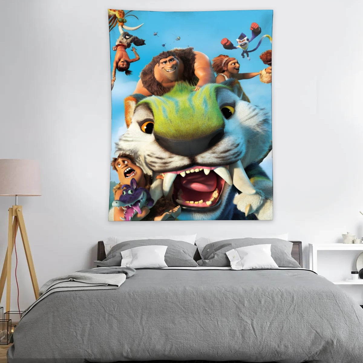 The Croods Tapestry Gift Wall Hanging Backdrop for Room Bedroom Girls ...