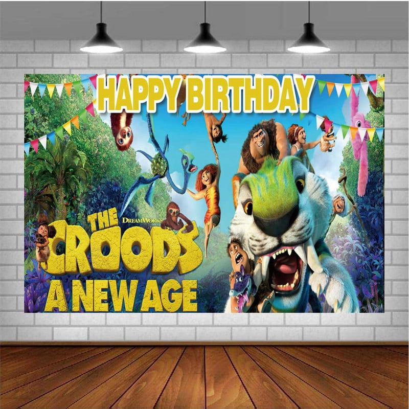 The Croods Post Wall Decor Birthday Banner Backdrop Background Party ...