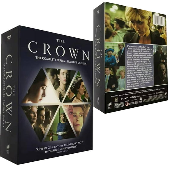 The Crown Complete Series Seasons 1-6 (DVD) 24Disc Box Set - Walmart.com