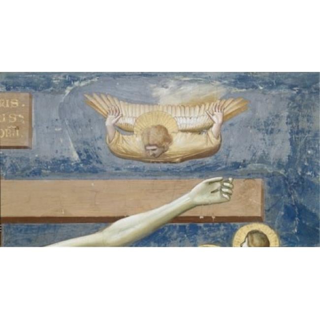 The Crucifixion - Detail Giotto Ca.1266-1337 Italian Fresco Capella ...