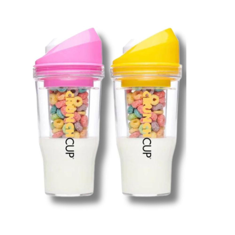 CrunchCup XL Portable Cereal Cup, Assorted Colors, 2-Pack - Walmart.com