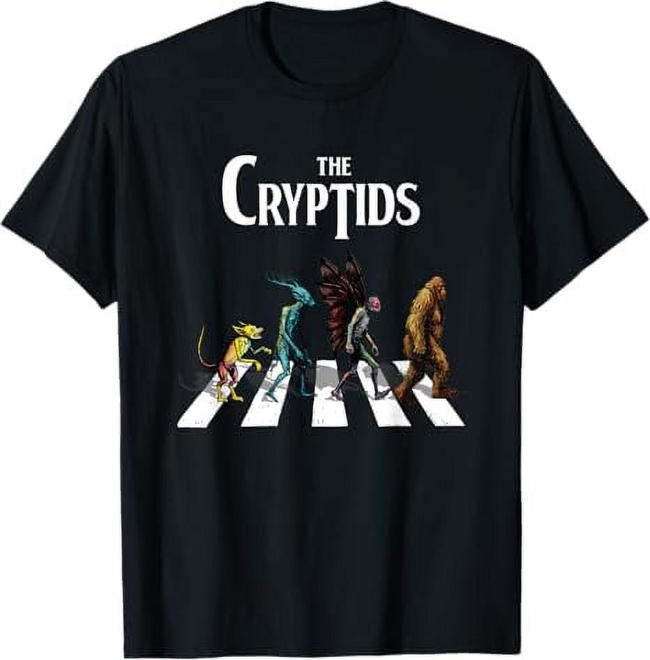 The Cryptids Bigfoot Mothman Wendigo Chupacabra Creatures T-Shirt - Walmart.com