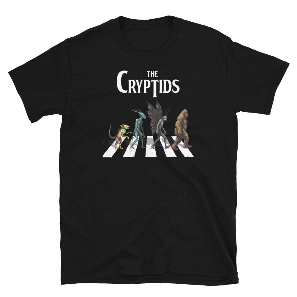 The Cryptids Bigfoot Mothman Wendigo Chupacabra Short-Sleeve Unisex T ...