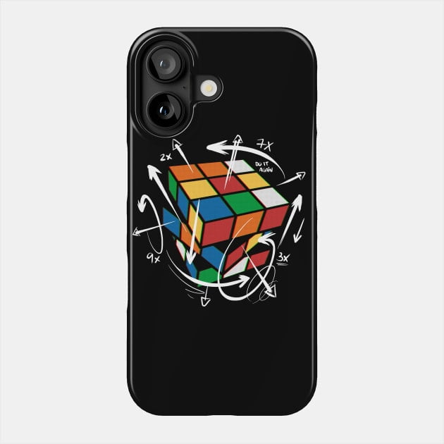 The Cube's Formula with a Retro and Nostalgic 80s Rubik's Cube Case for ...