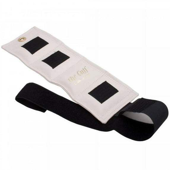 The Cuff Adjustable Ankle and Wrist Weights, 2 lbs Each, White ...