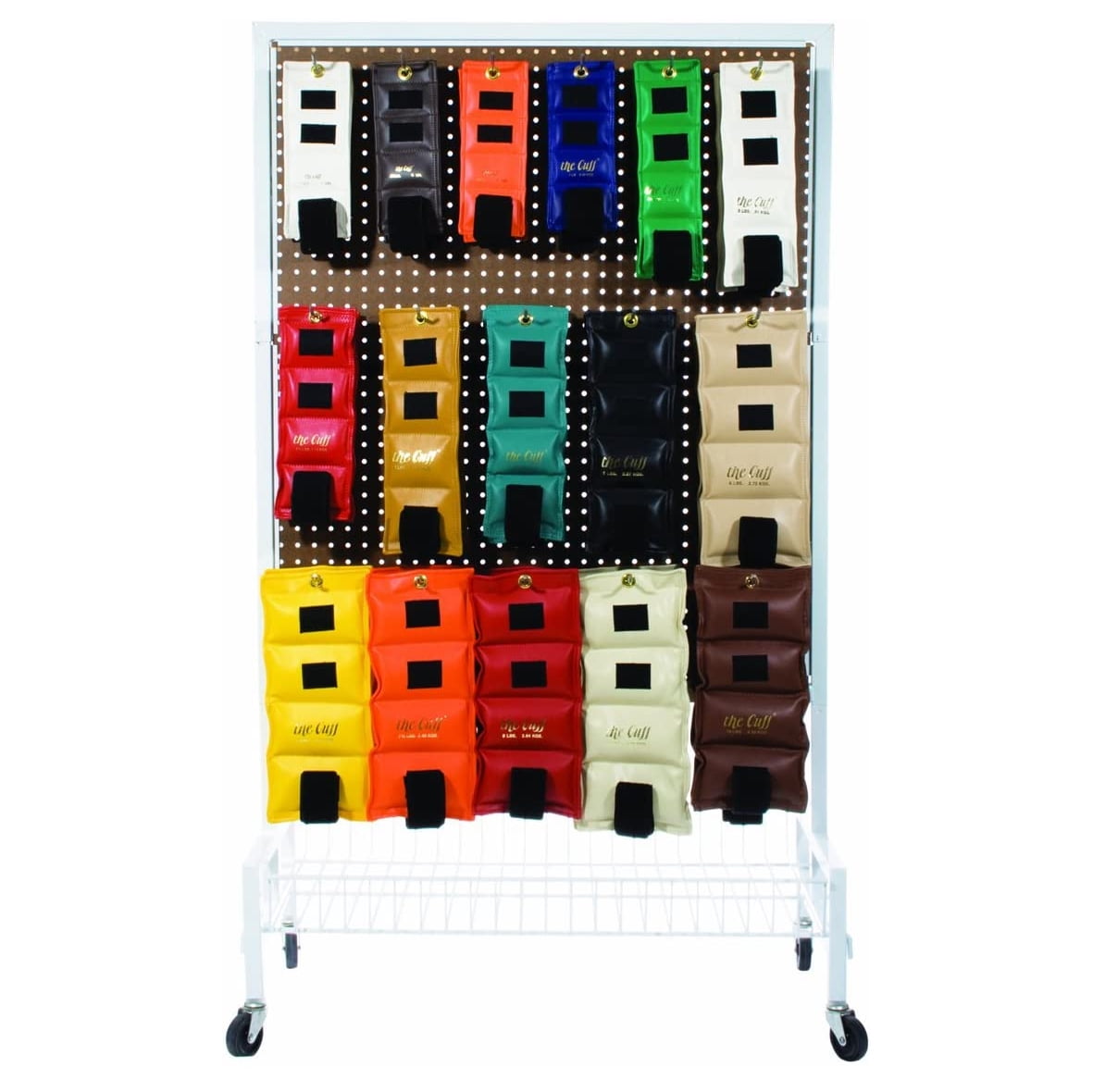 CanDo 10-0255 The Cuff 24 Pack Adjustable Ankle Wrist Weights with ...