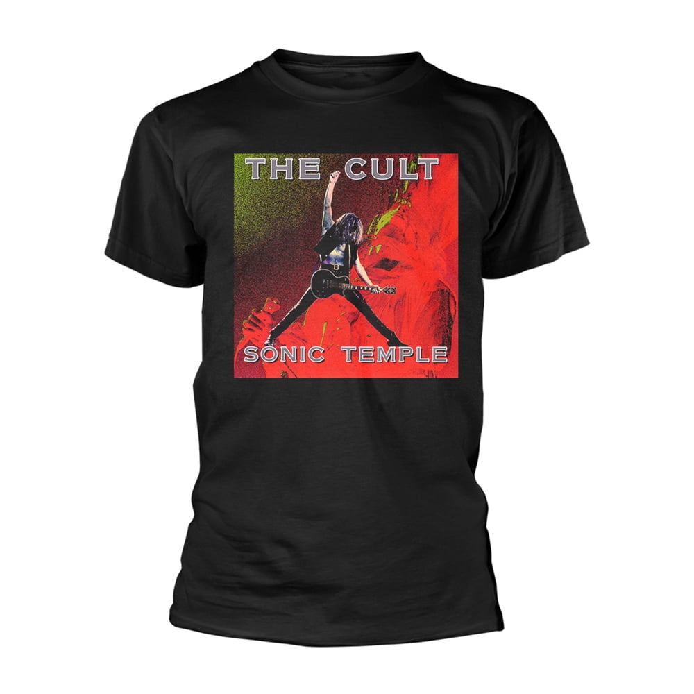 The Cult T Shirt Sonic Temple Band Logo new Official Mens Black ...