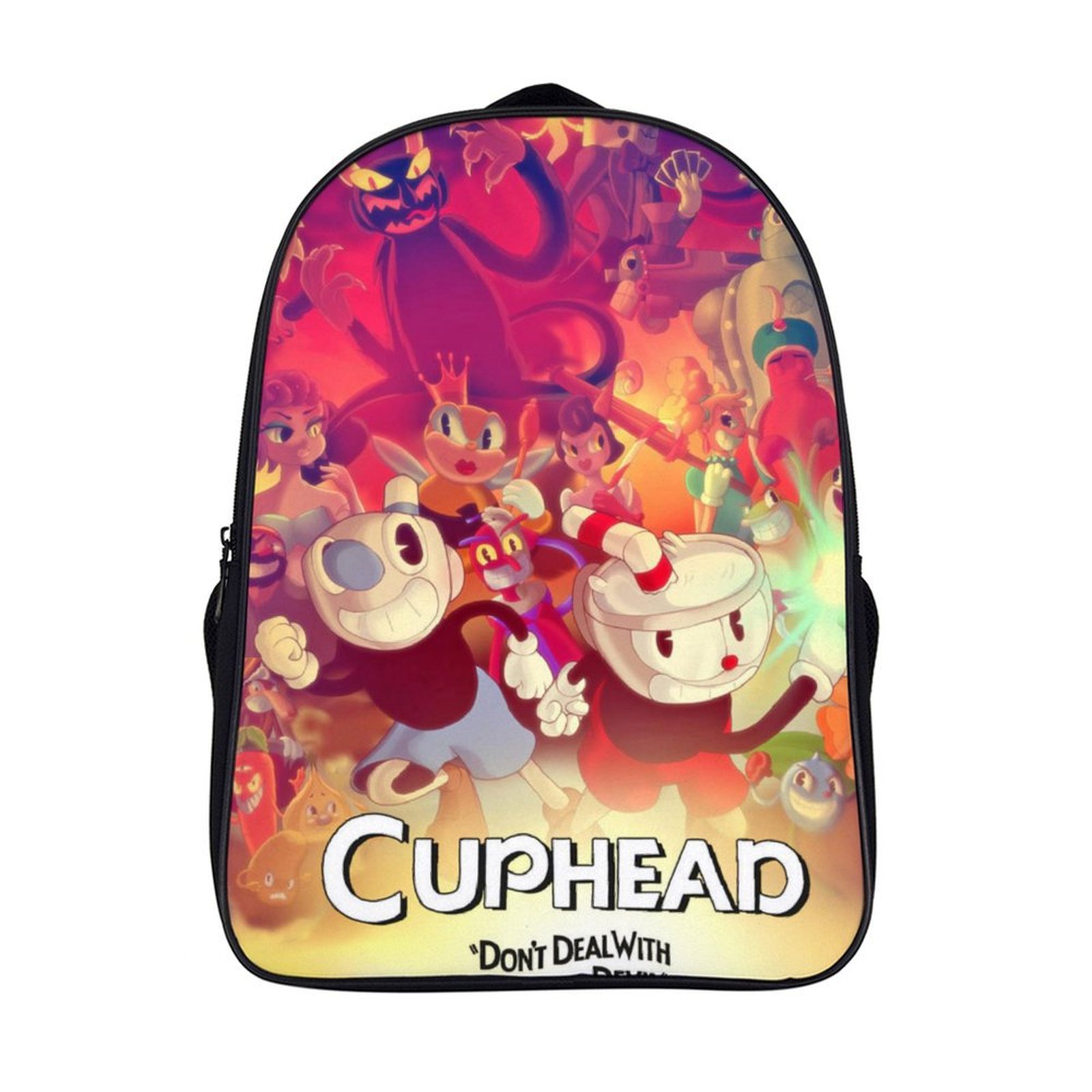 The Cuphead Show Backpacks Bookbag Casual Daypack Backpacks for Travel ...