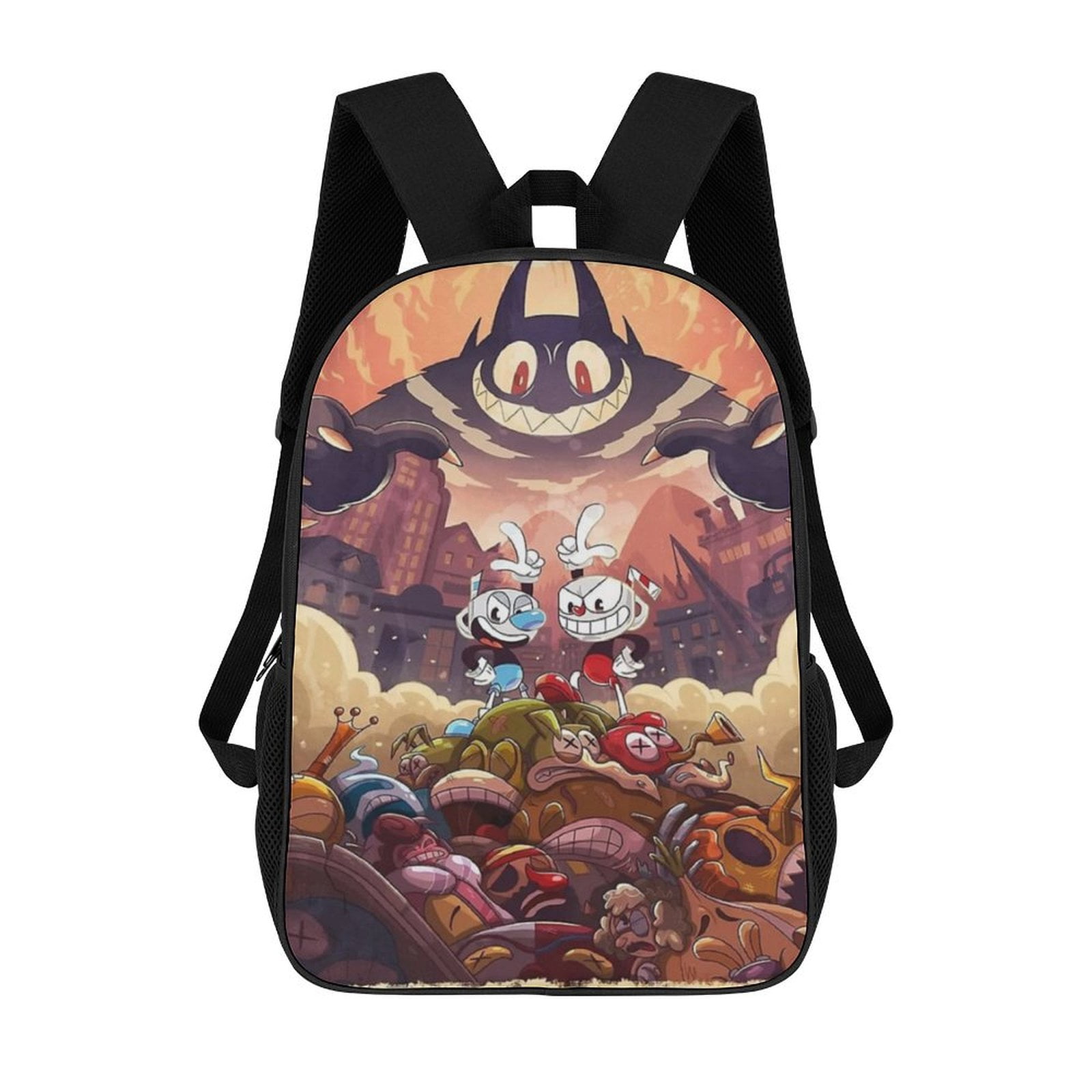 The Cuphead Show Backpacks Bookbag Casual Daypack Backpacks for Travel ...
