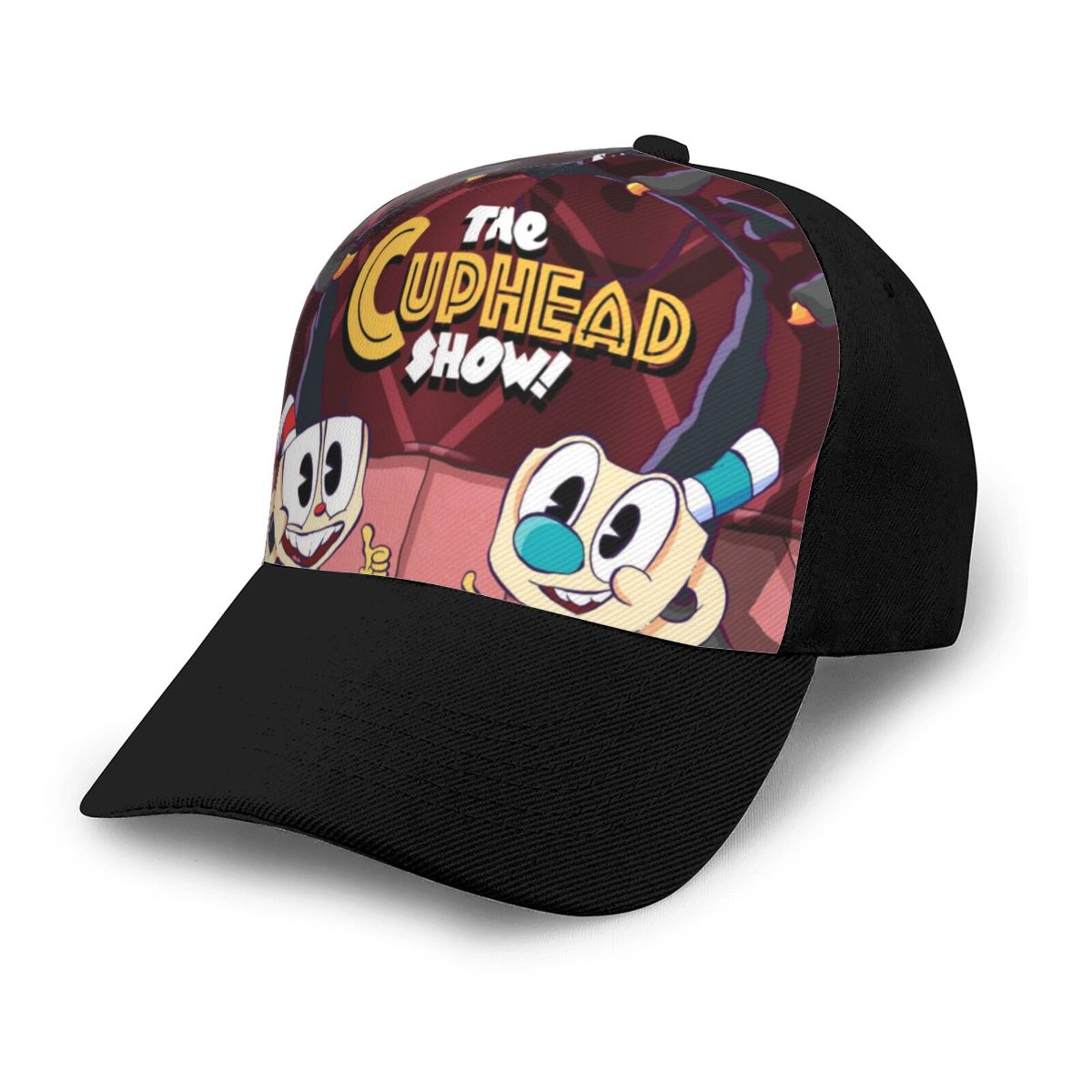The Cuphead Show Baseball Cap Golf Dad Hat Adjustable Low Profile ...