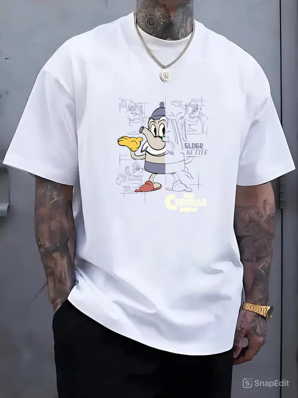 The Cuphead Show Elder Kettle Blueprint Poster Netflix Cartoon Game Fan ...