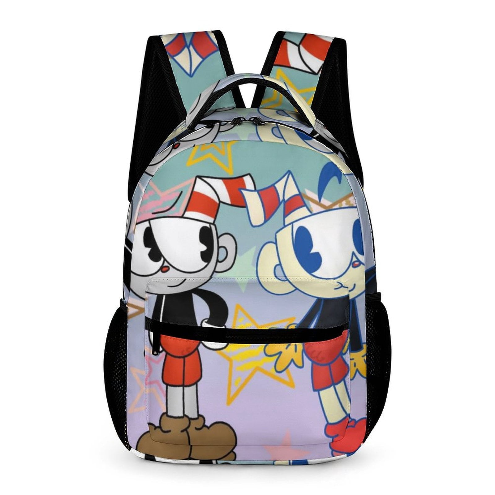The Cuphead Show Backpacks Bookbag Casual Daypack Backpacks for Travel ...