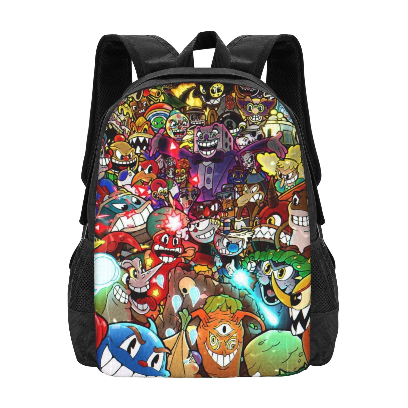 The Cuphead Show Backpacks Bookbag Casual Daypack Backpacks for Travel ...