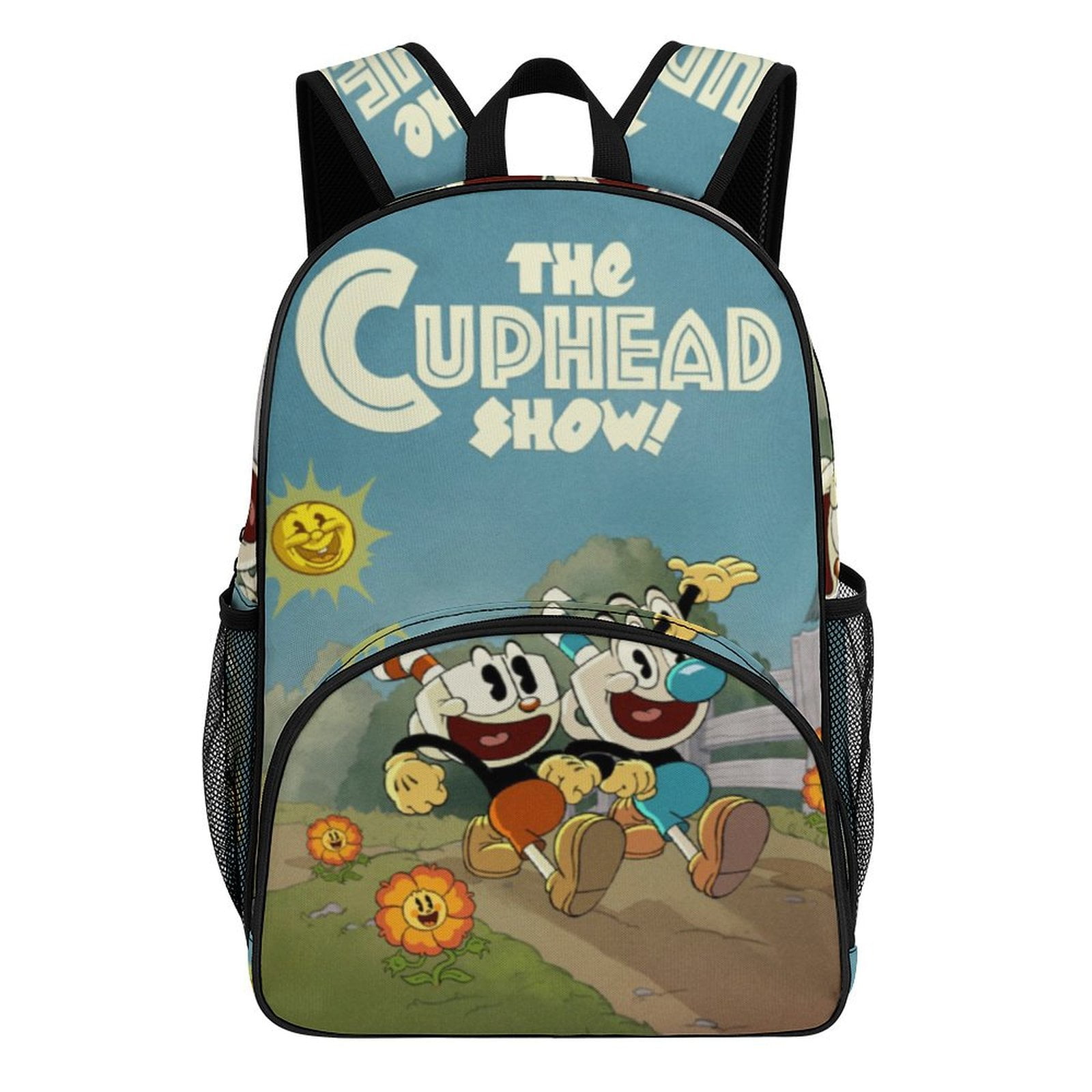 The Cuphead Show Mugman Backpack Daypack Adjustable School Bag Student ...