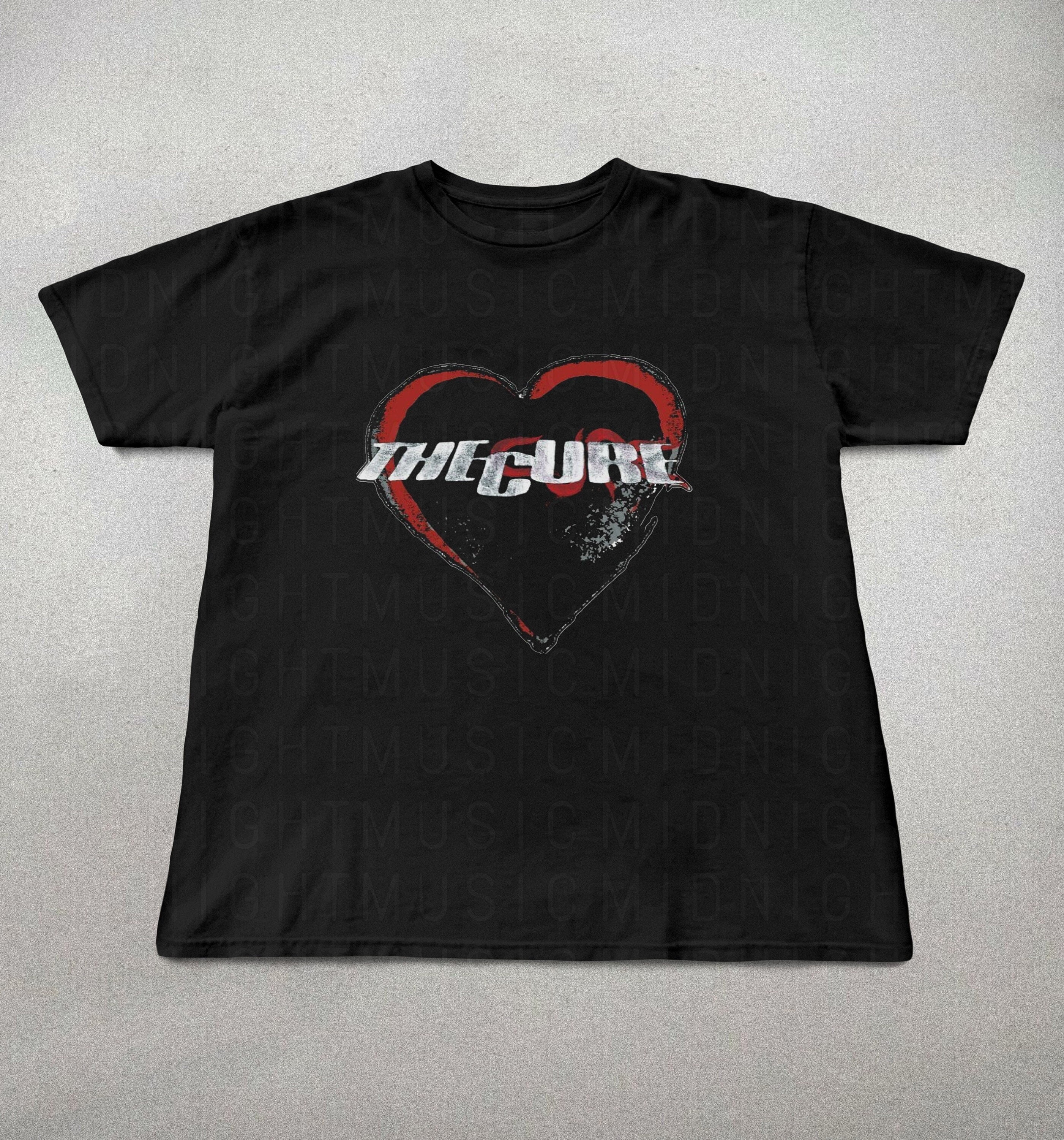 The Cure Heart T-Shirt, the cure gifts, the cure graphic shirt, bootleg ...