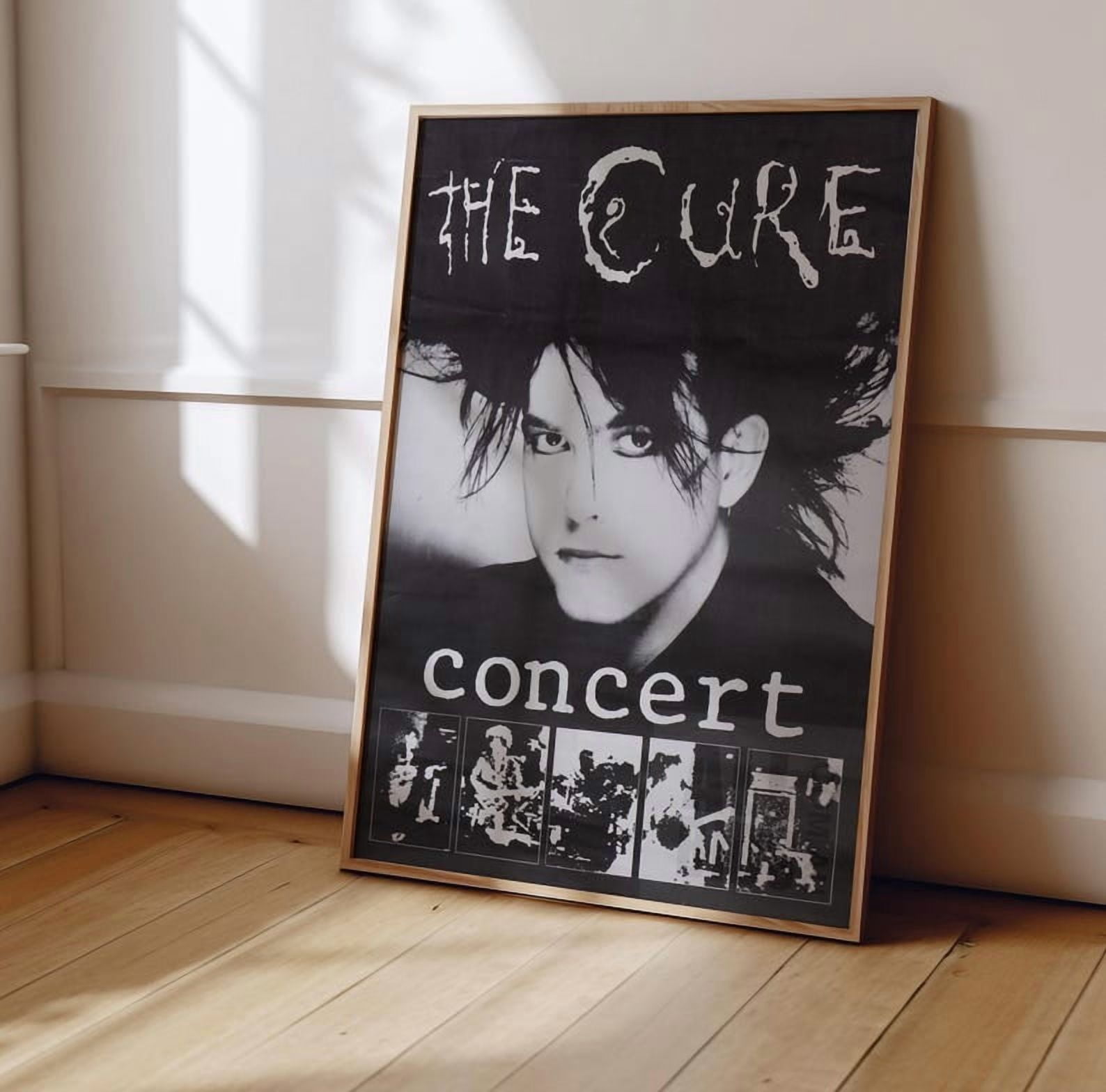 The Cure Magazine Cover Inspired Poster, Classic New Wave Music Wall ...