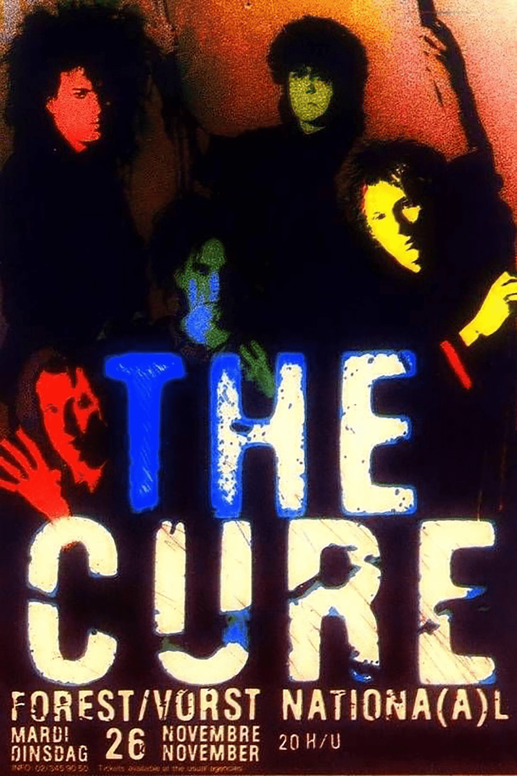 The Cure Poster 24x36 - Gothic Rock Icons, Timeless Hits, Robert Smith ...