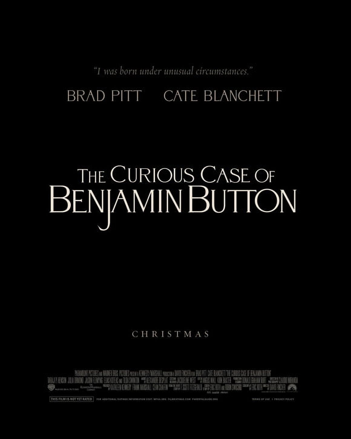The Curious Case of Benjamin Button - movie POSTER (Style A) (11" x 14 ...