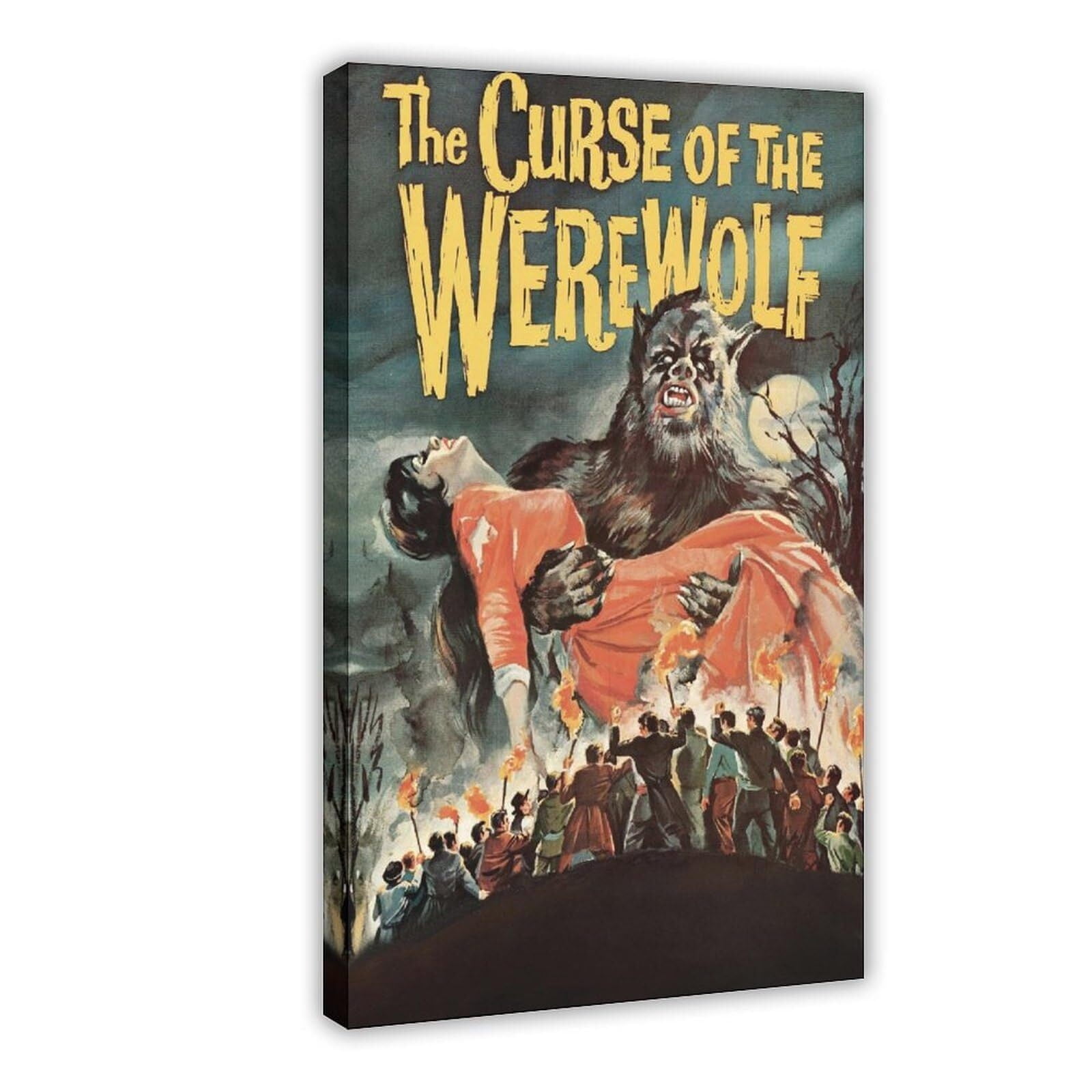The Curse of The Werewolf Movie Poster 2 Canvas Poster Bedroom Decor ...