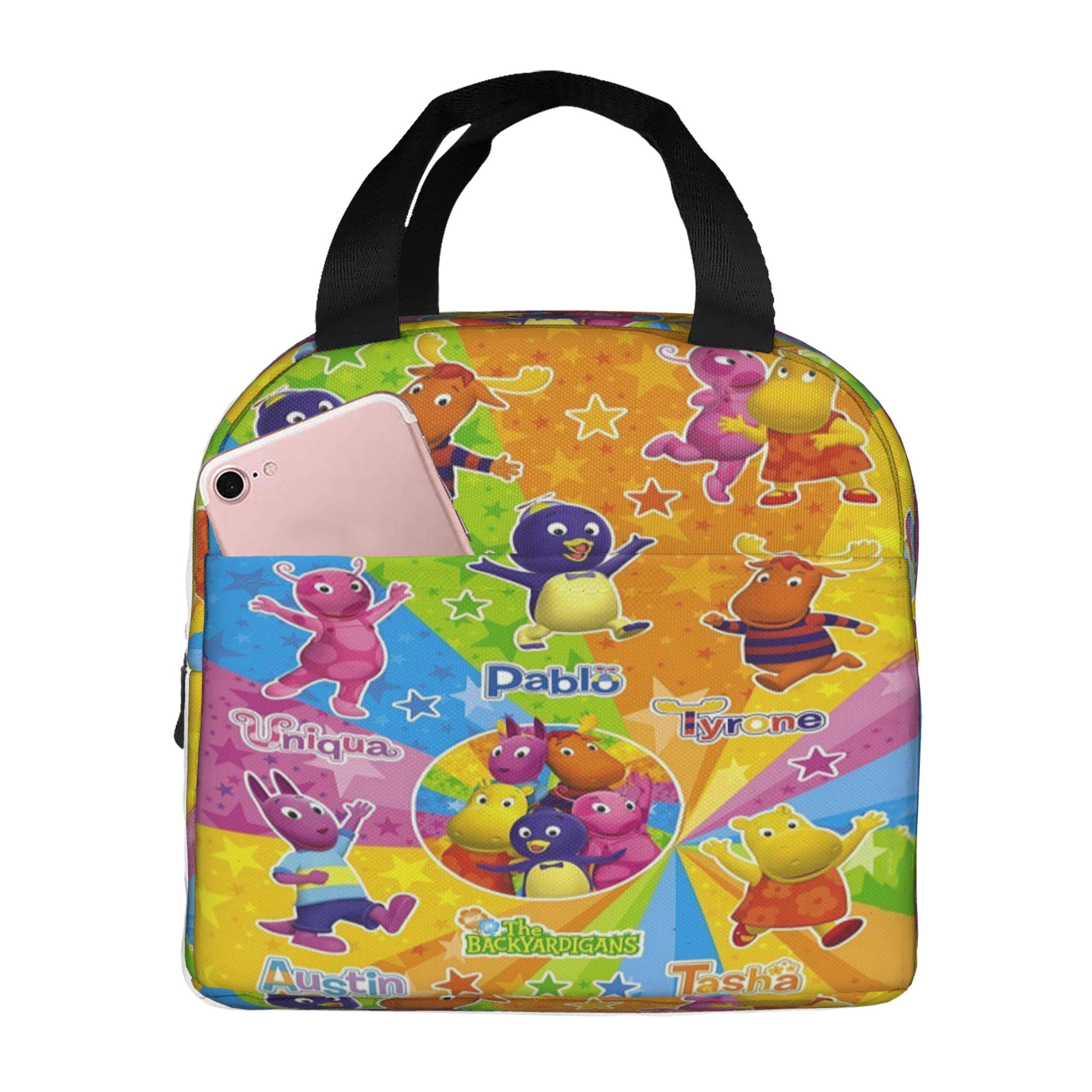 The Cute Backyardigans Lunch Bag Portable Tote Bag Insulated Lunch Box ...