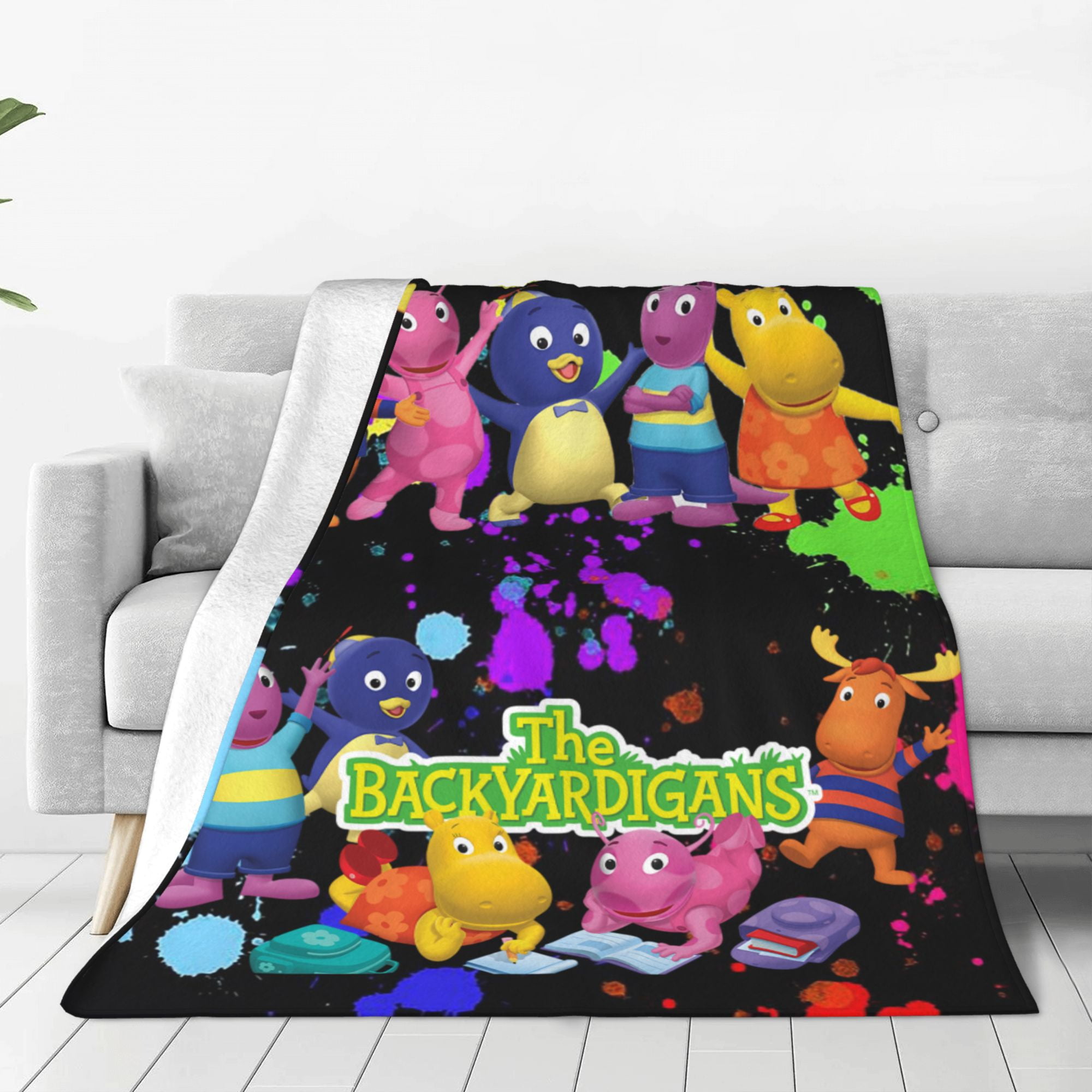 The Cute Backyardigans Soft Lightweight Bed Blankets Plush Fuzzy Cozy ...