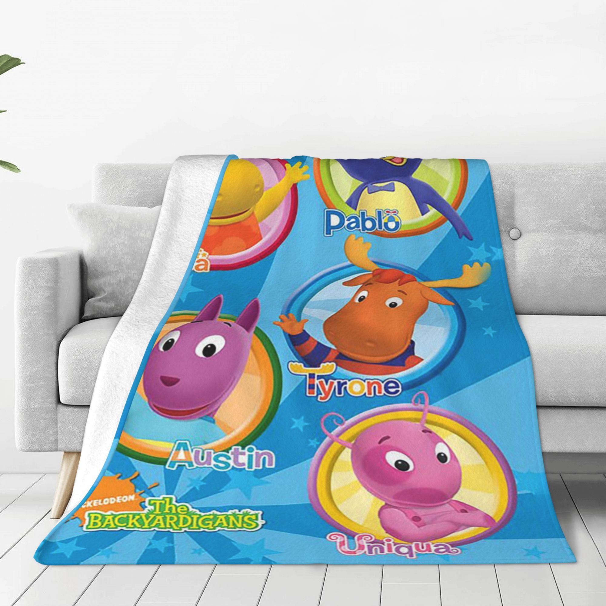 The Cute Backyardigans Soft Lightweight Bed Blankets Plush Fuzzy Cozy ...