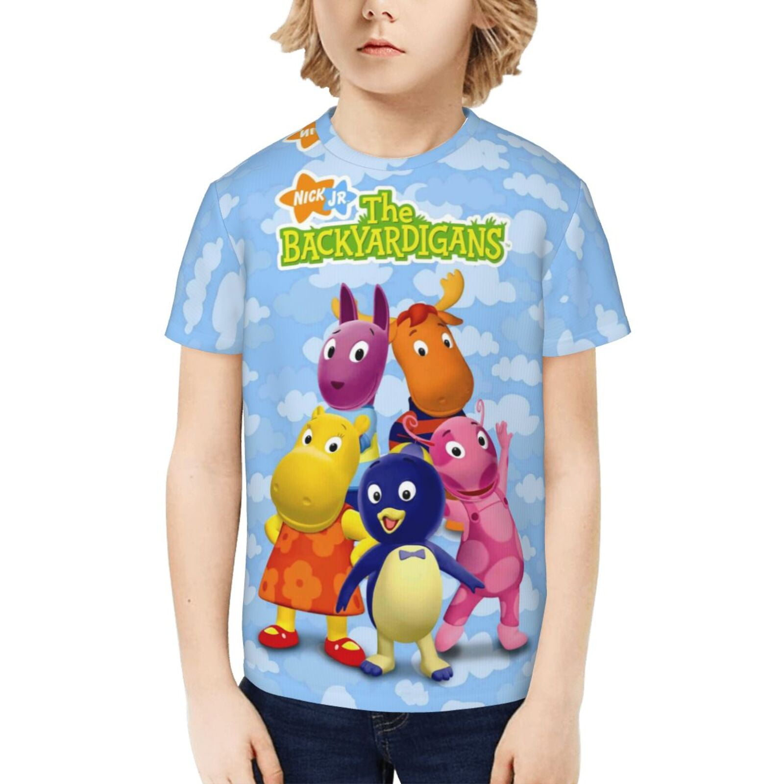 The Cute Backyardigans Youth Kids Fashion T-Shirt Graphic Short Sleeve ...
