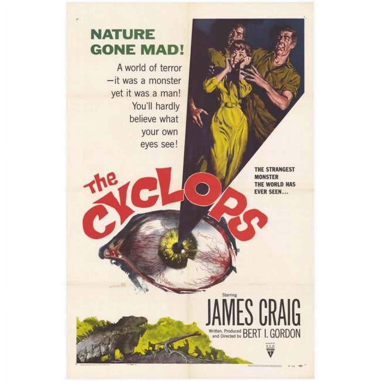 The Cyclops Movie Poster - 27 x 40 in. - Walmart.com
