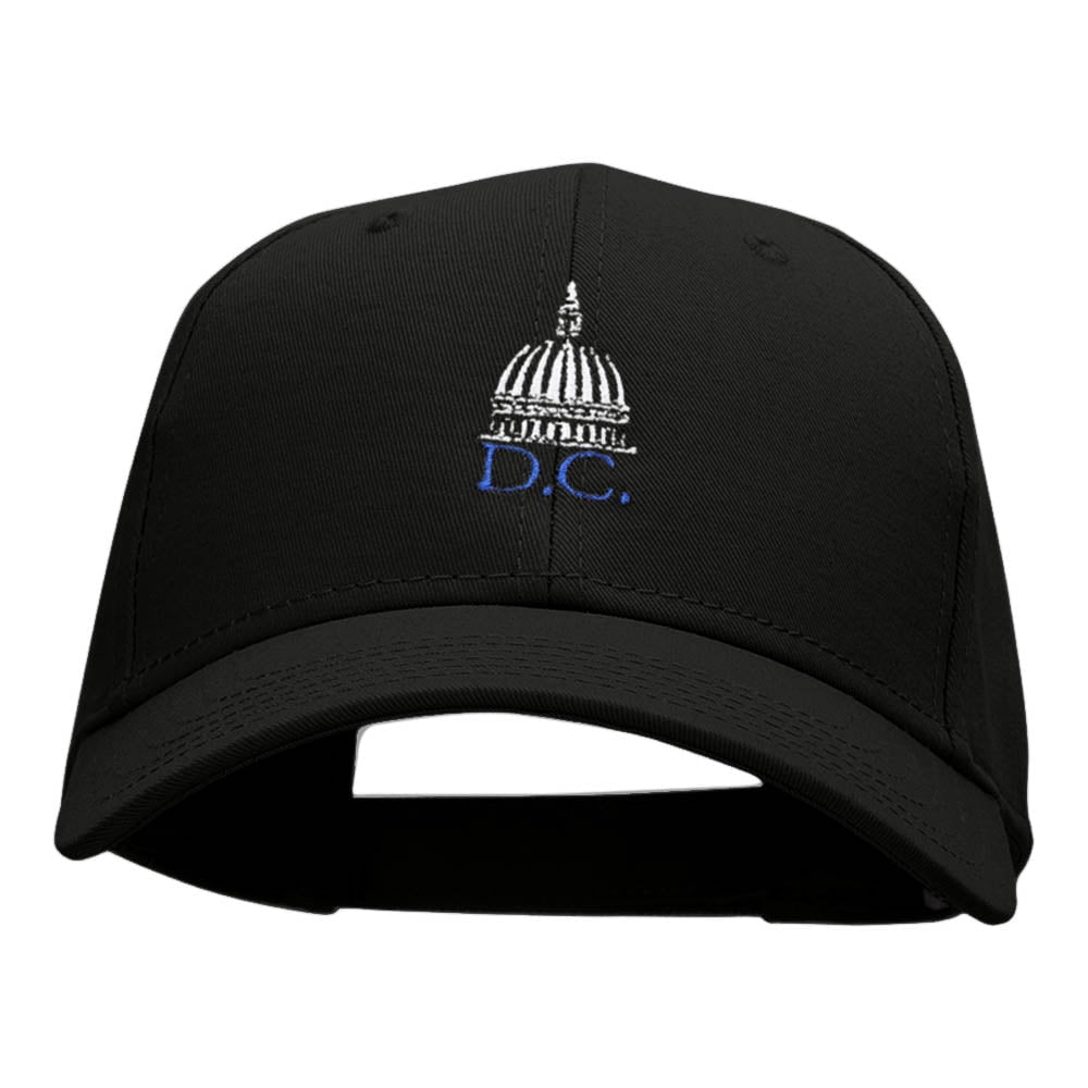 The DC Capitol Embroidered Low Profile Cap - Black OSFM - Walmart.com