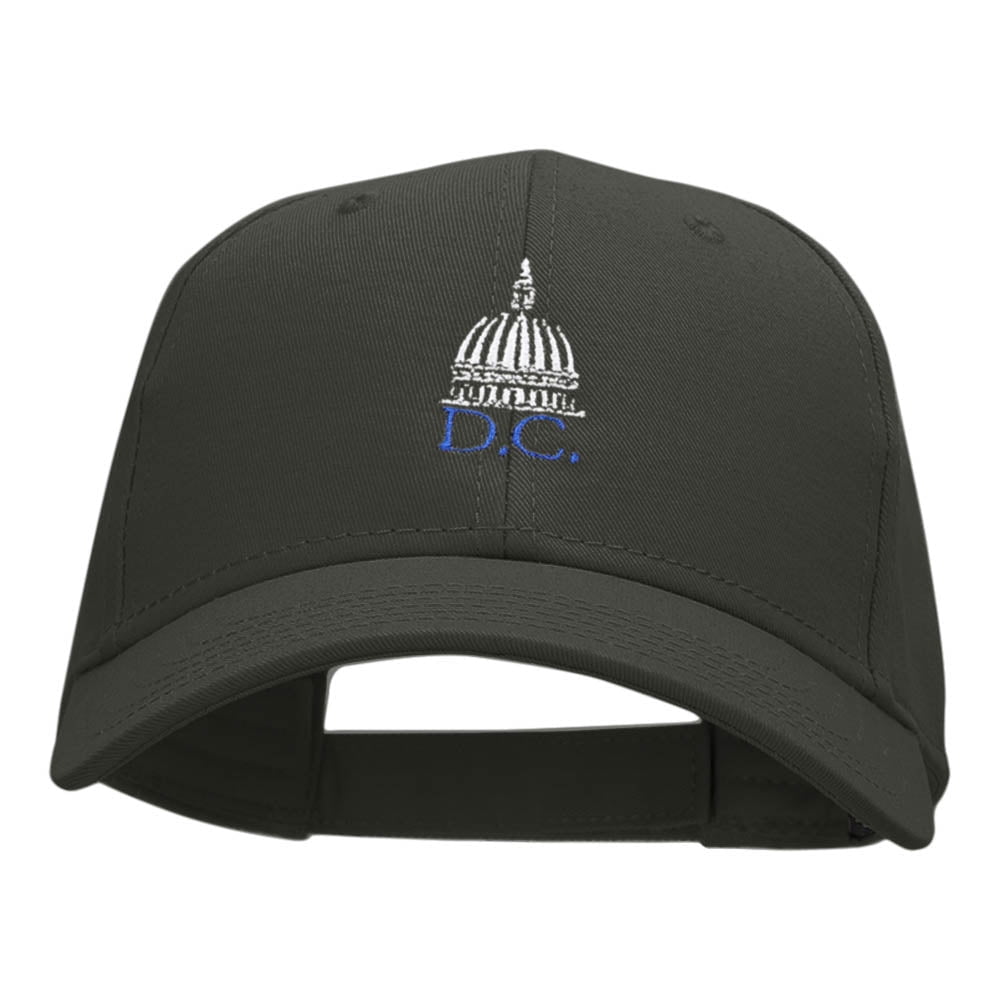 The DC Capitol Embroidered Low Profile Cap - Charcoal OSFM - Walmart.com