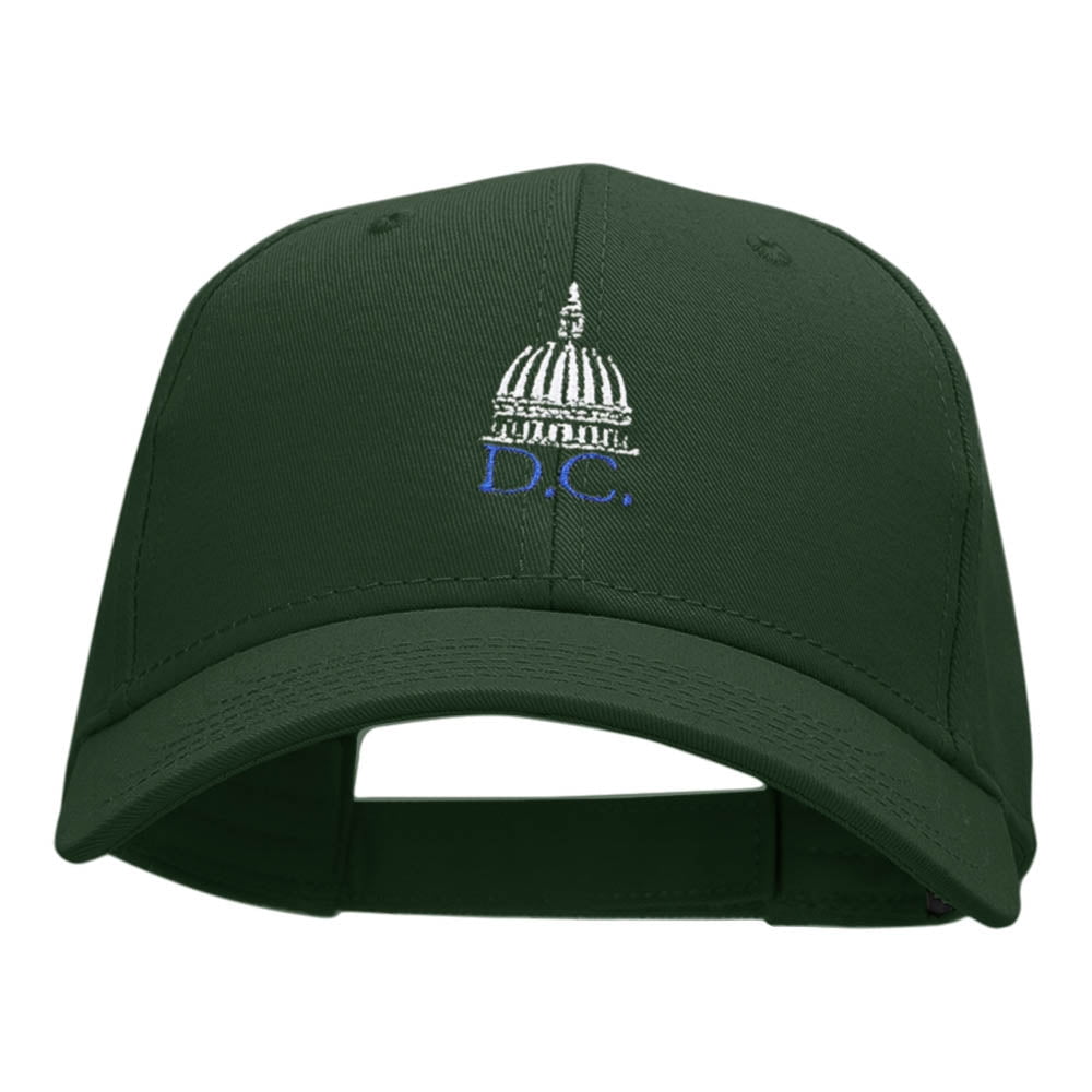 The DC Capitol Embroidered Low Profile Cap - Dk Green OSFM - Walmart.com