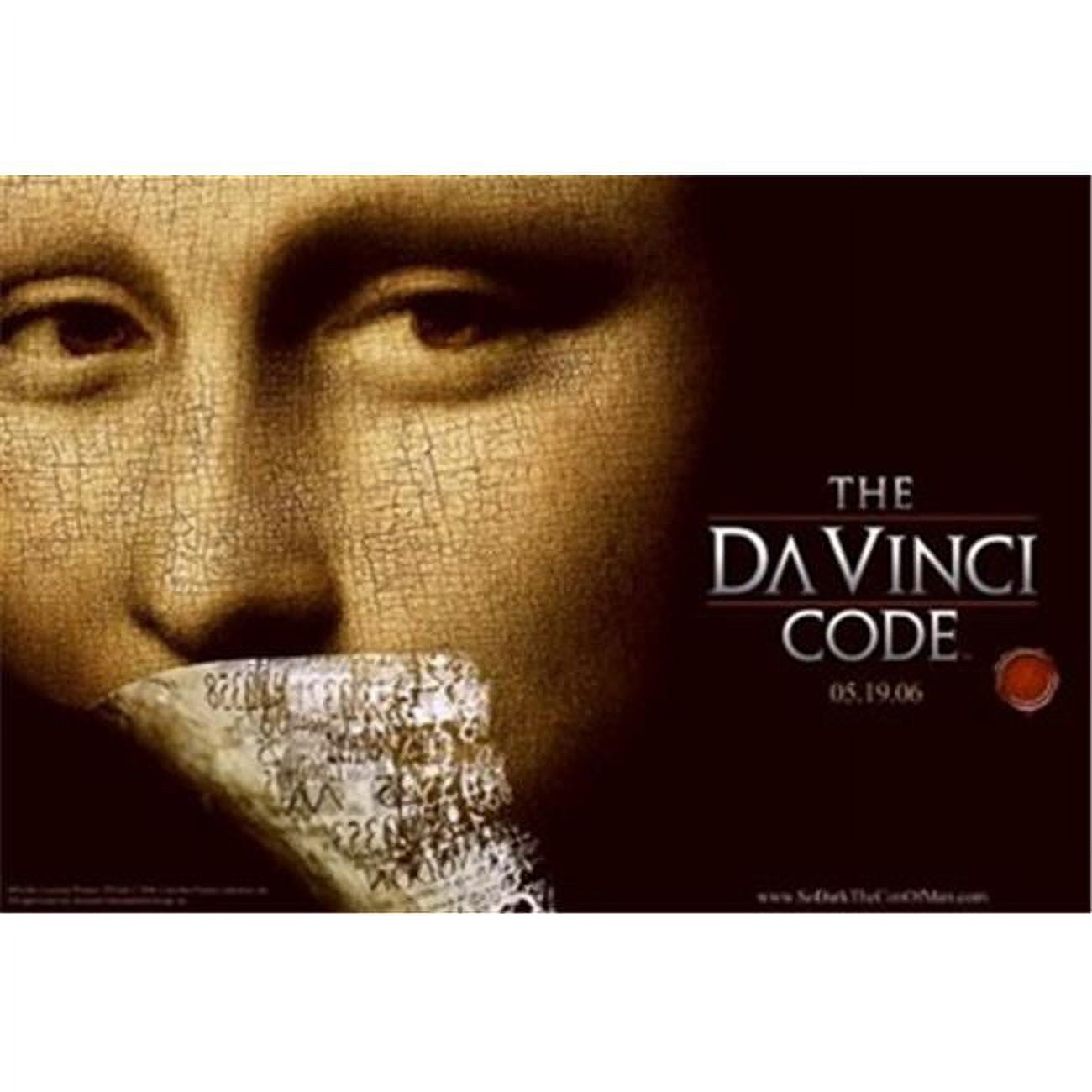 The Da Vinci Code Movie Poster - 17 x 11 in. - Walmart.com