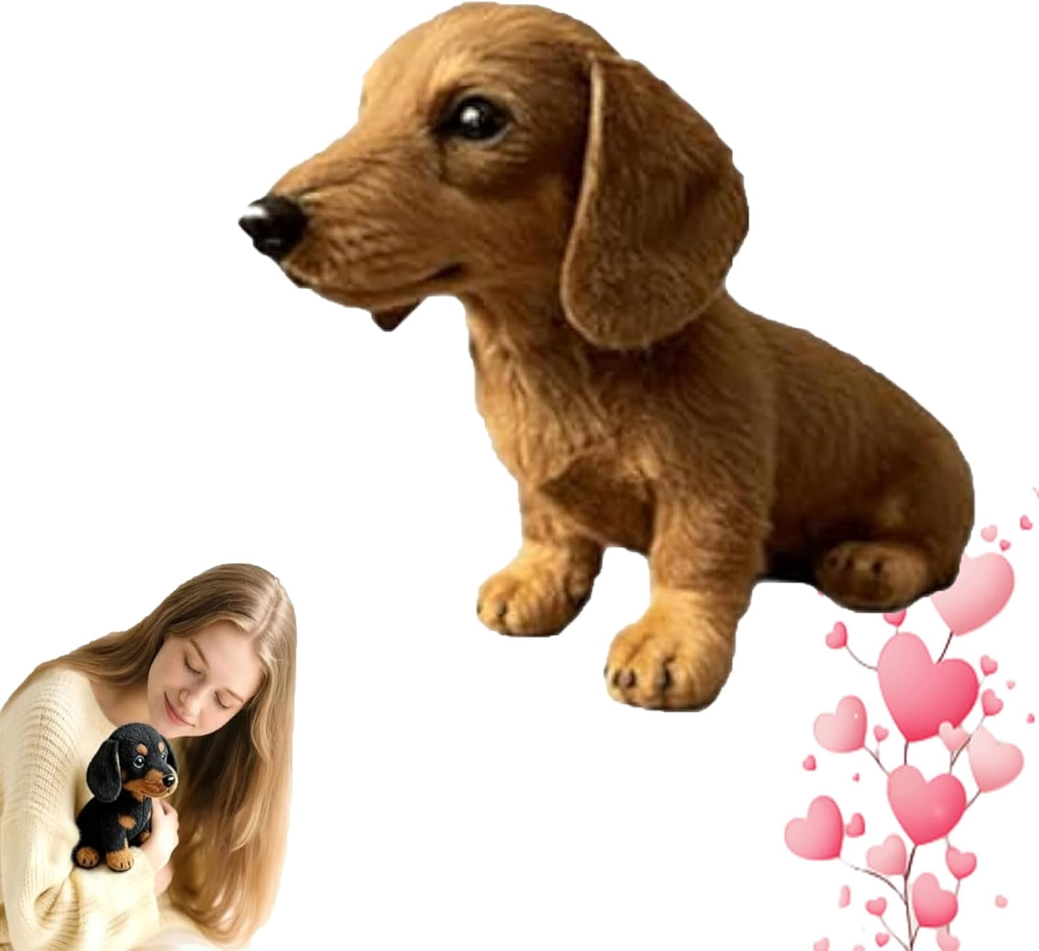 The Dachy 2.0, Dachy 2.0 Ai Powered Plush Dog, Ealistic Dachshund Plush ...