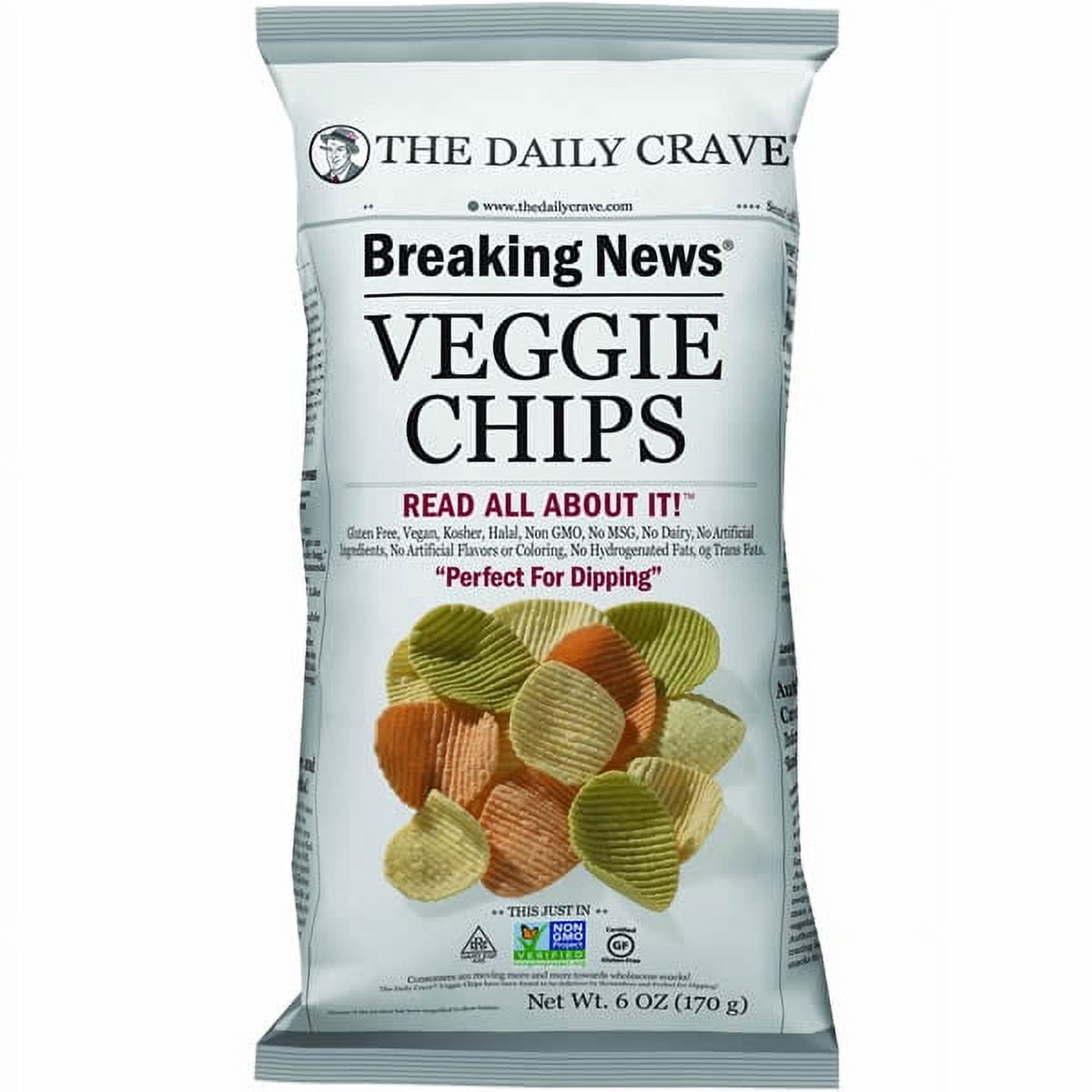 The Daily Crave Veggie Chips 6 oz. - EACH - Walmart.com