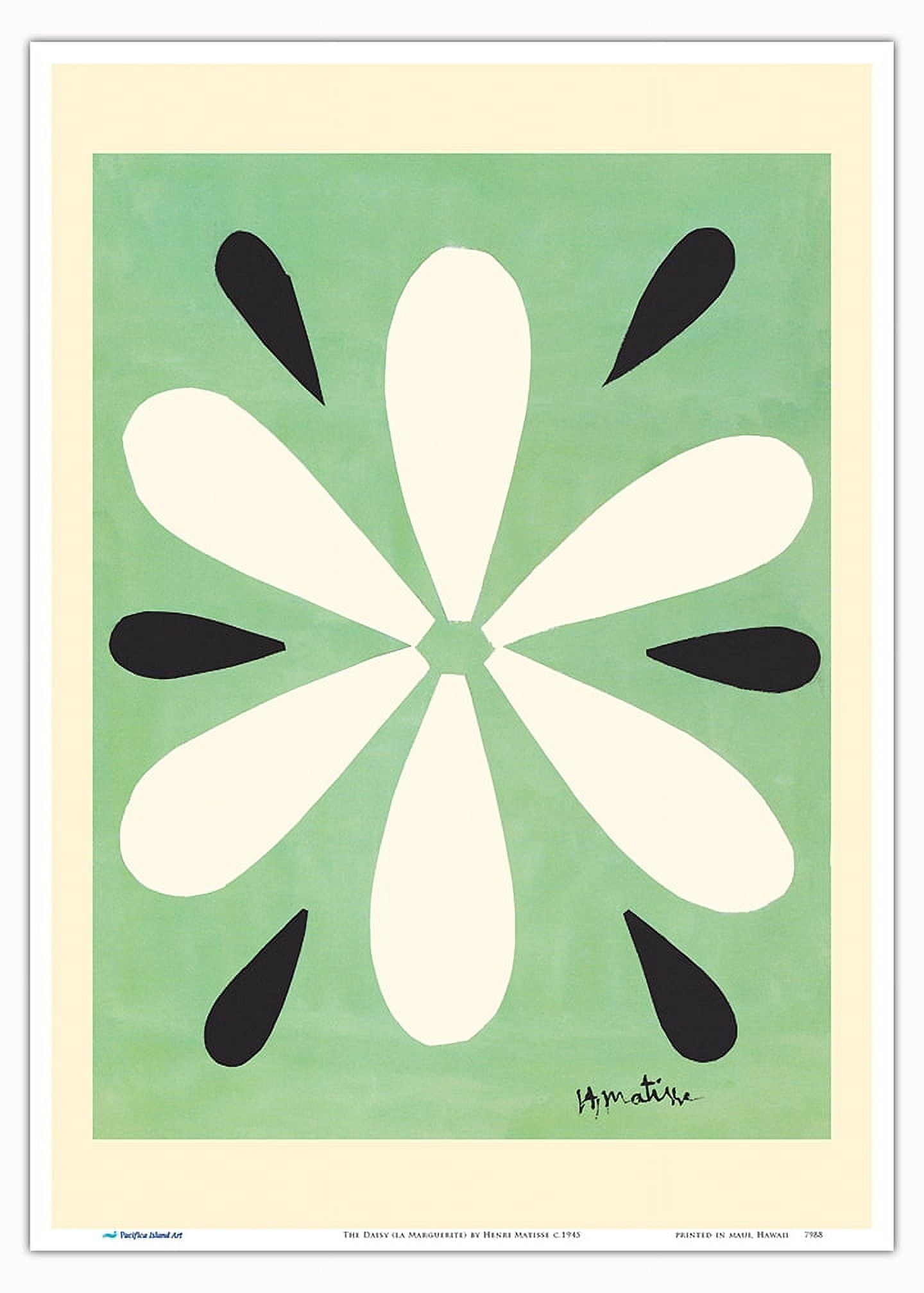 The Daisy (la Marguerite) - From an Original Cut-Out Artwork by Henri ...