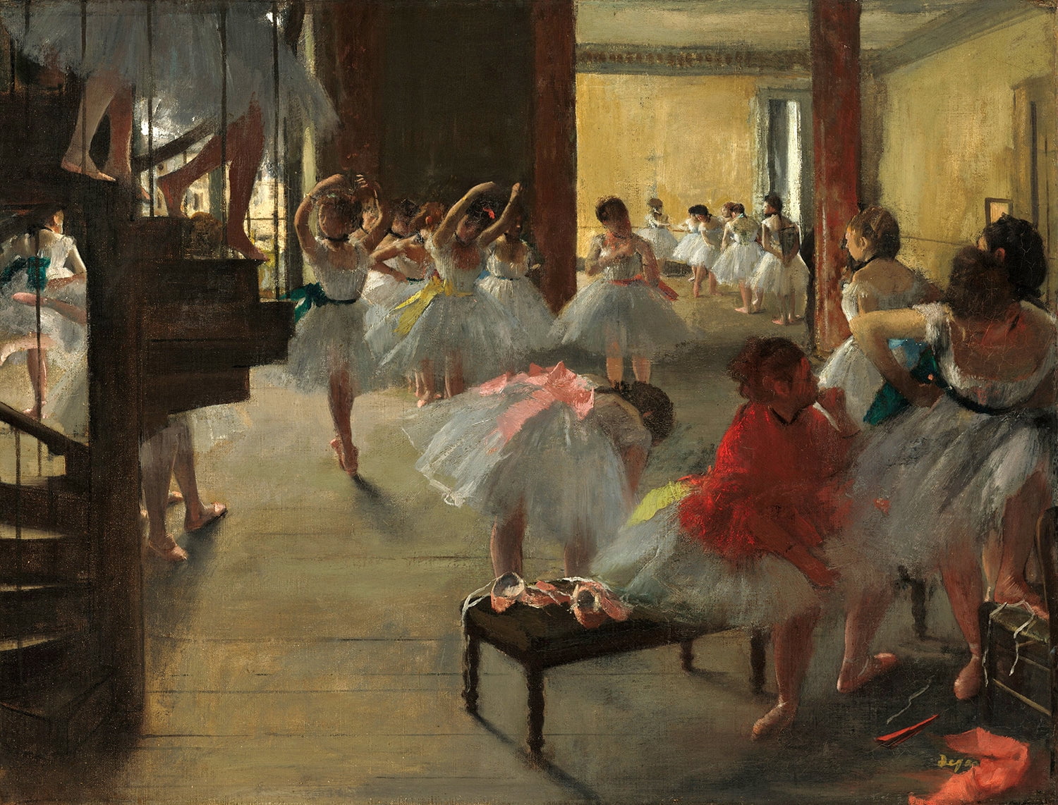 The Dance Class by Edgar Degas - 12" x 18" Art Print Wall Decor ...