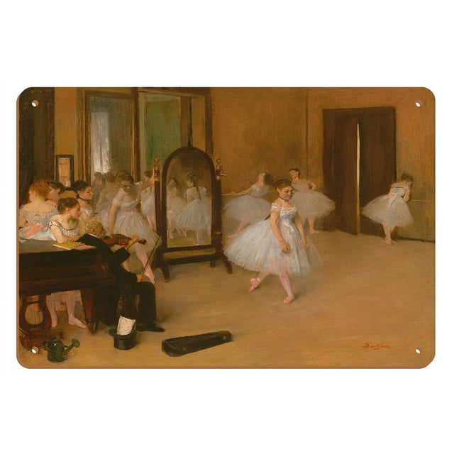 The Dancing Class - From an Original Color Painting by Edgar Degas c ...