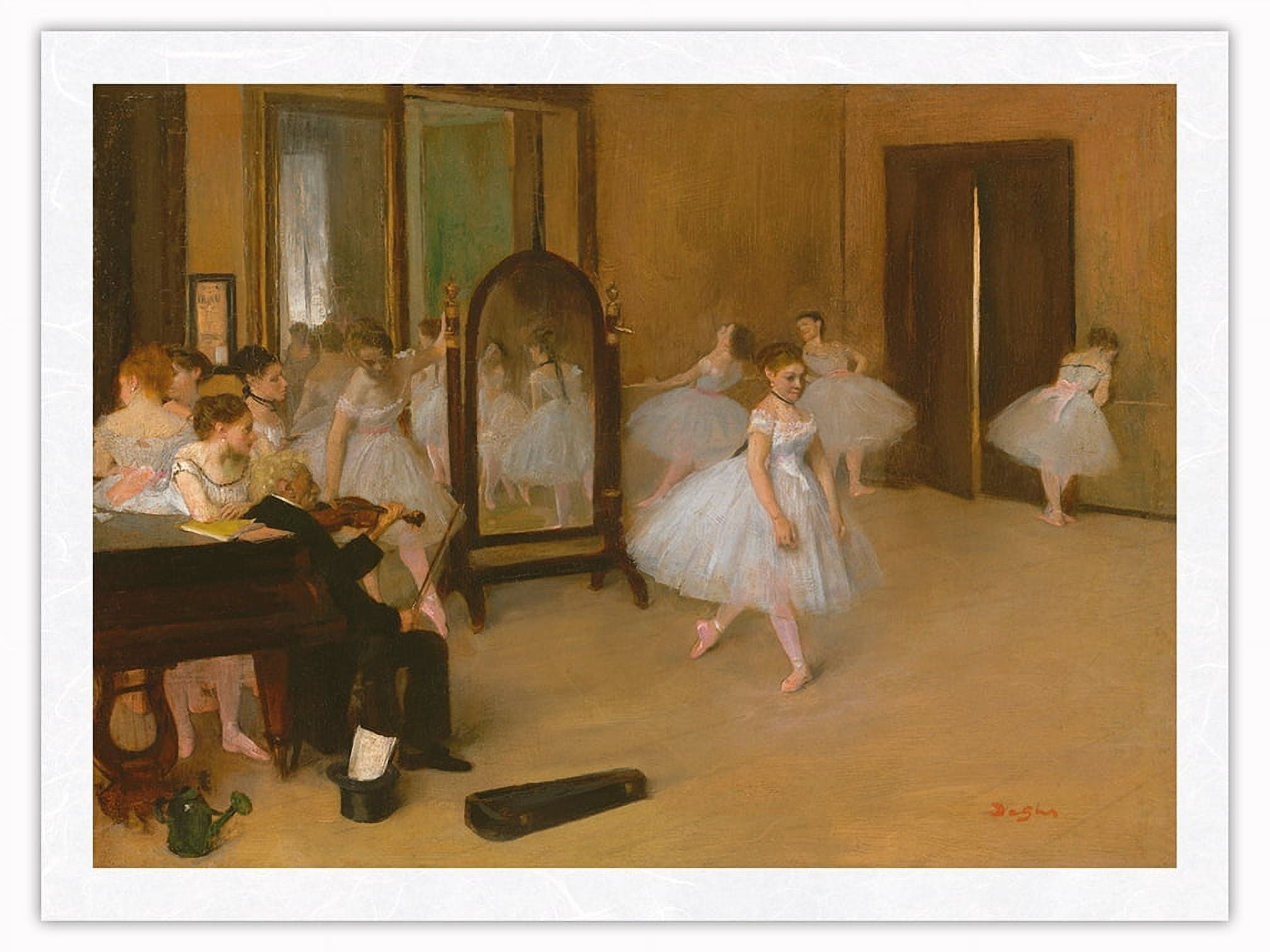 The Dancing Class - From an Original Color Painting by Edgar Degas c ...