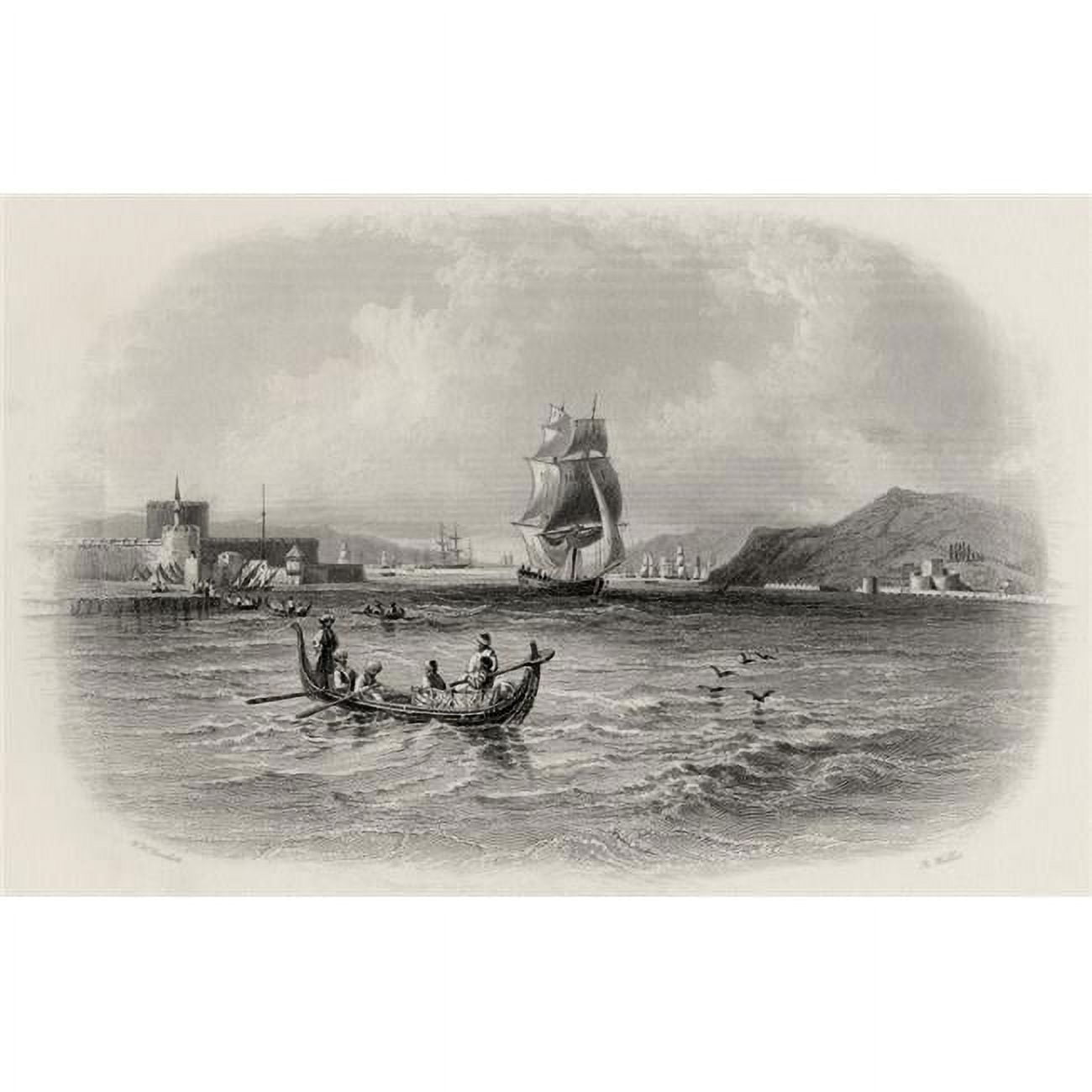 The Dardanelles Turkey Engraved by R Wallis After W H Bartlett Poster Print, 18 x 11 - Walmart.com