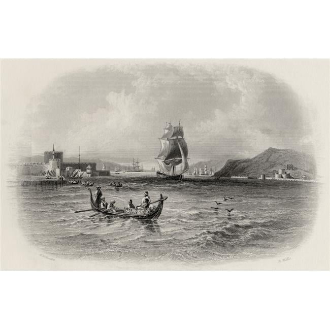 The Dardanelles Turkey Engraved by R Wallis After W H Bartlett Poster Print, 18 x 11 - Walmart.com