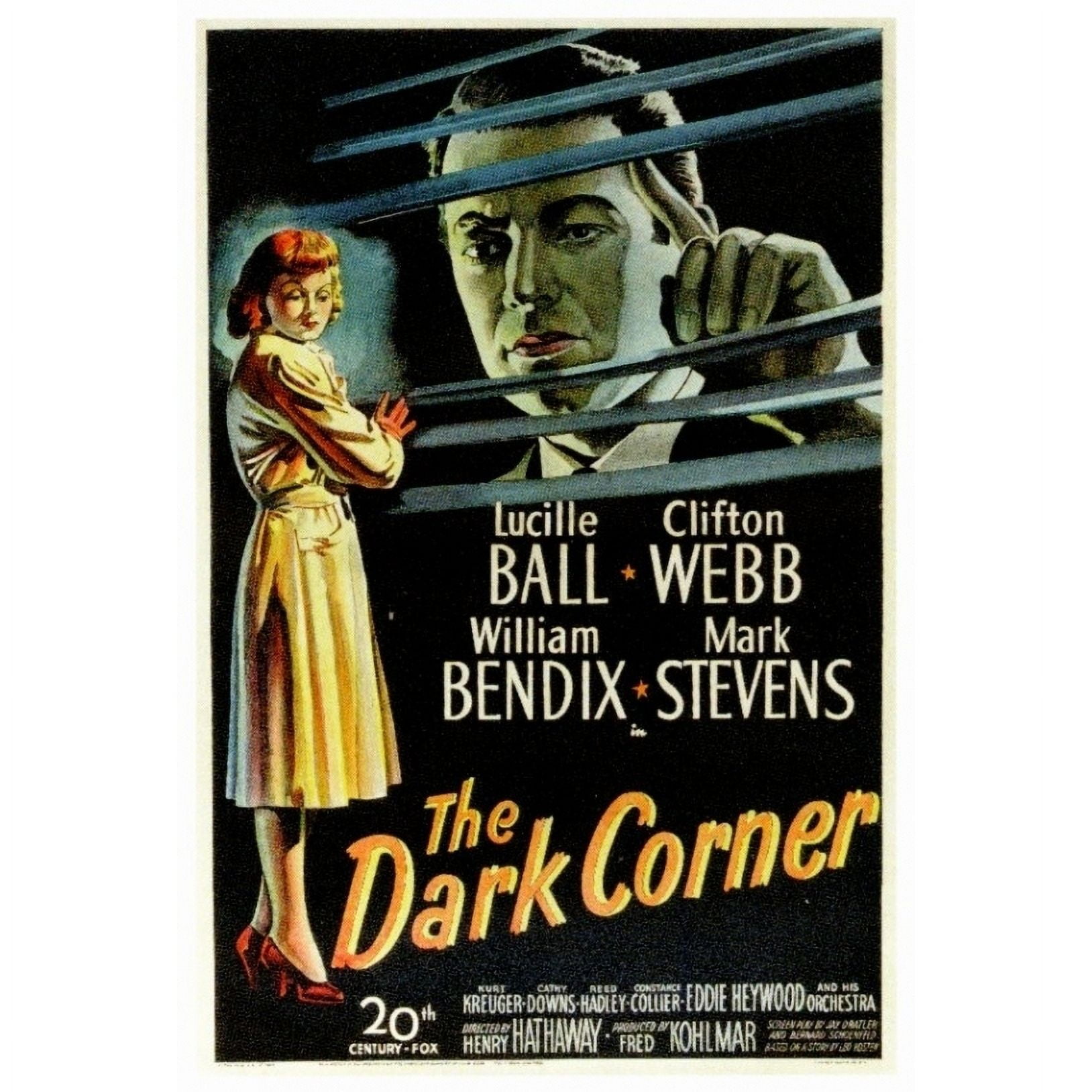 The Dark Corner Movie Poster Print (27 x 40) - Walmart.com