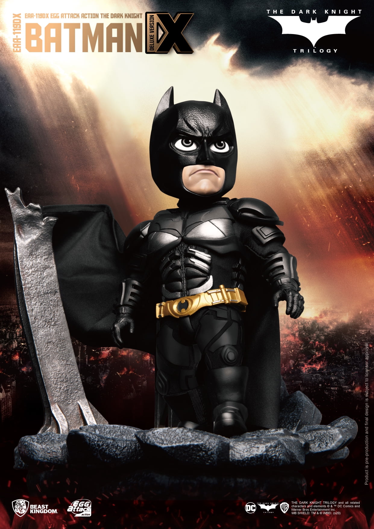 The Dark Knight Batman Deluxe Version (Egg Attack Action) - Walmart.com