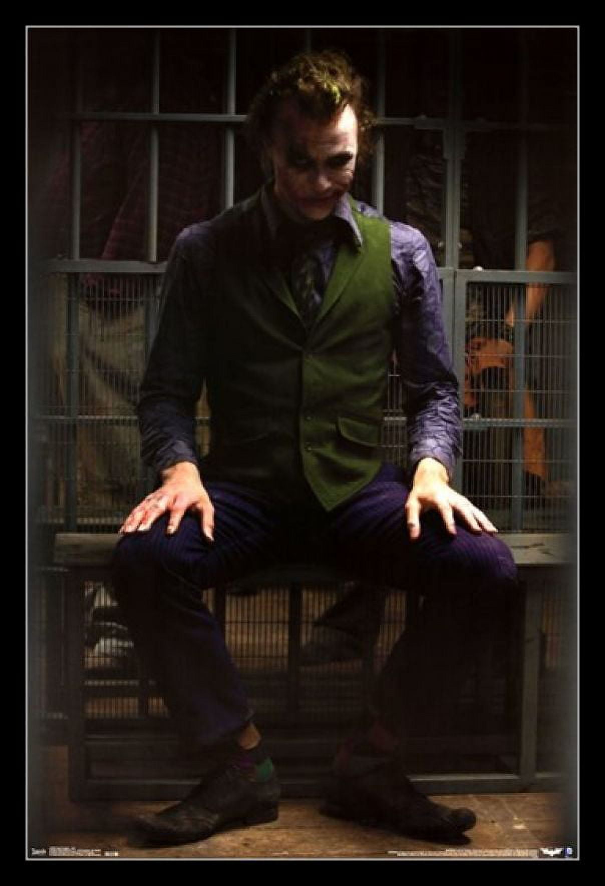 The Dark Knight - Joker Jail Laminated & Framed Poster Print (24 x 36 ...