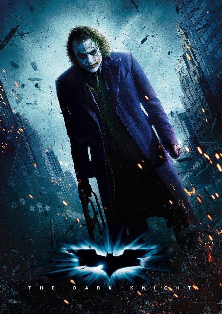 The Dark Knight Trilogy (Everything Burns) MightyPrint™ Wall Art ...