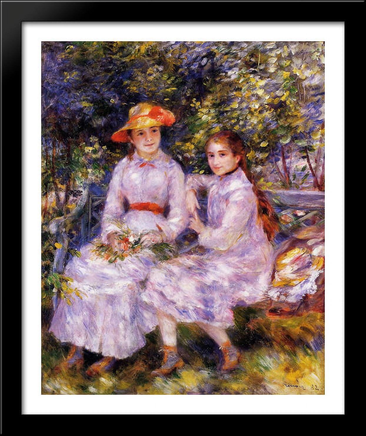 The Daughters of Paul Durand Ruel (Marie Theresa and Jeanne) 28x34 ...